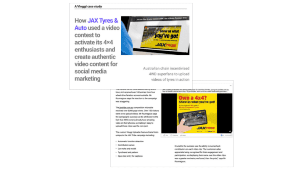 Case study - How JUCY built a free library of authentic video